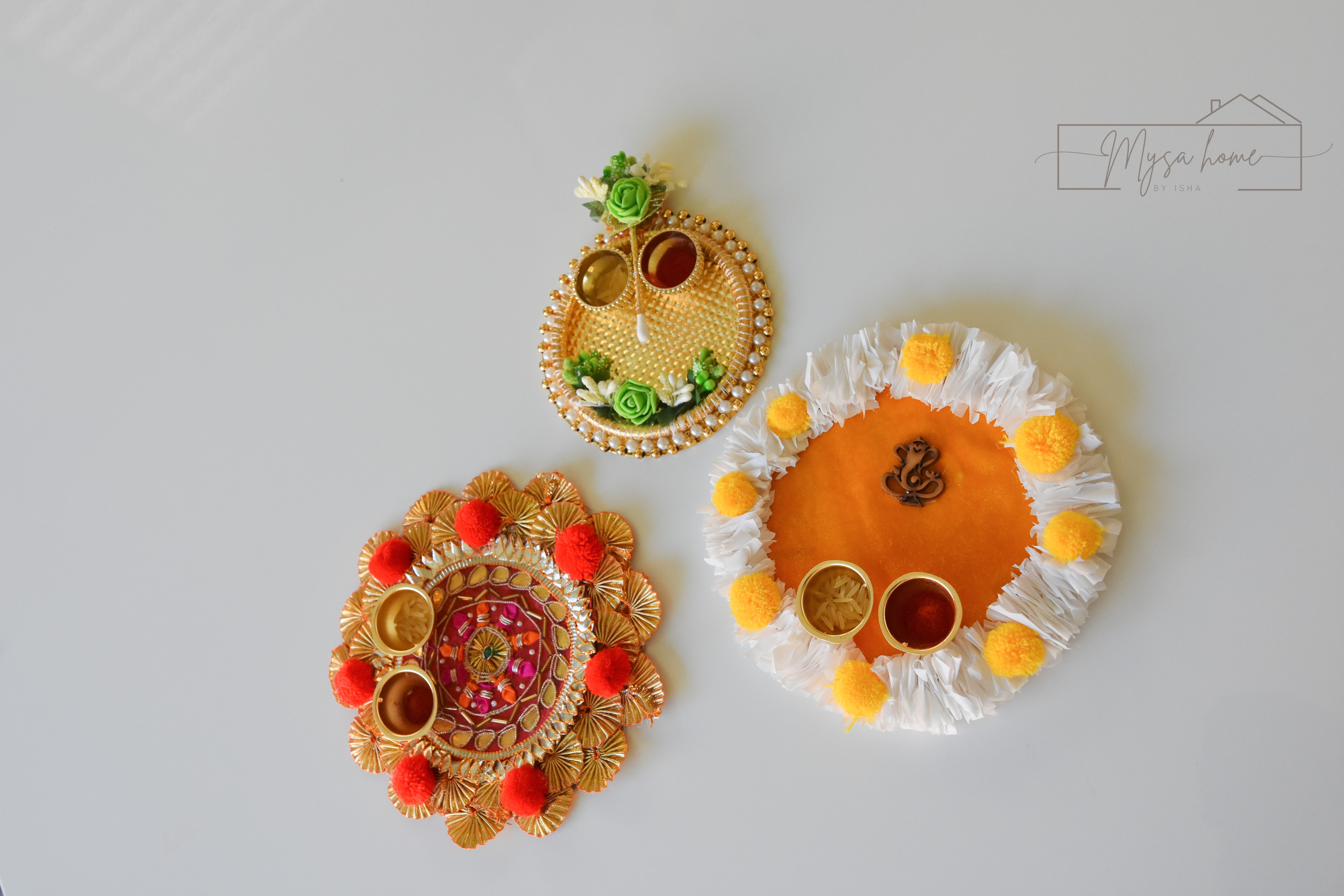 Tilak/ Haldi Kumkum Platter – Mysa Home